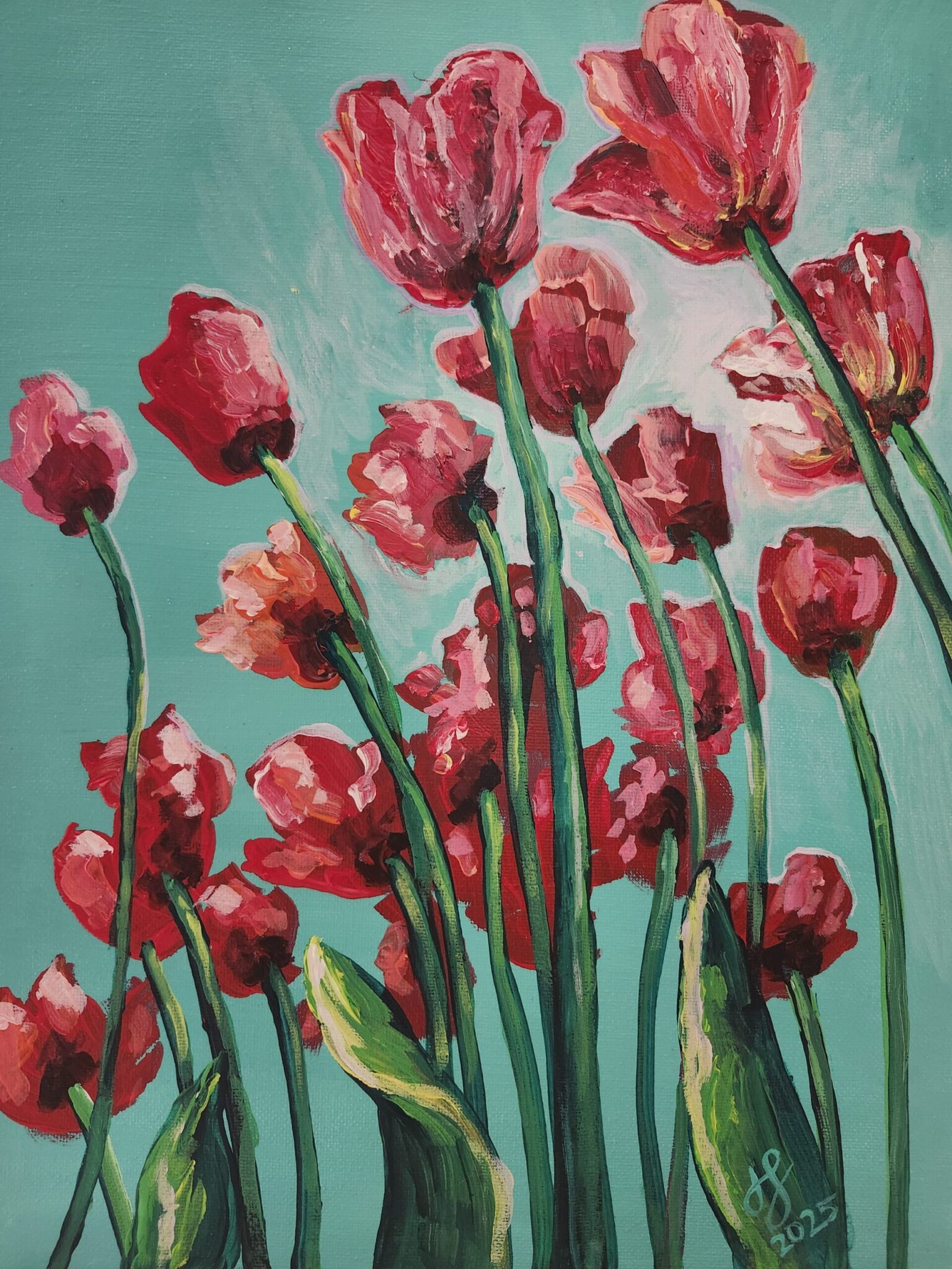 Canvas and Coffee: Through the Tulips - Tri Arts Project