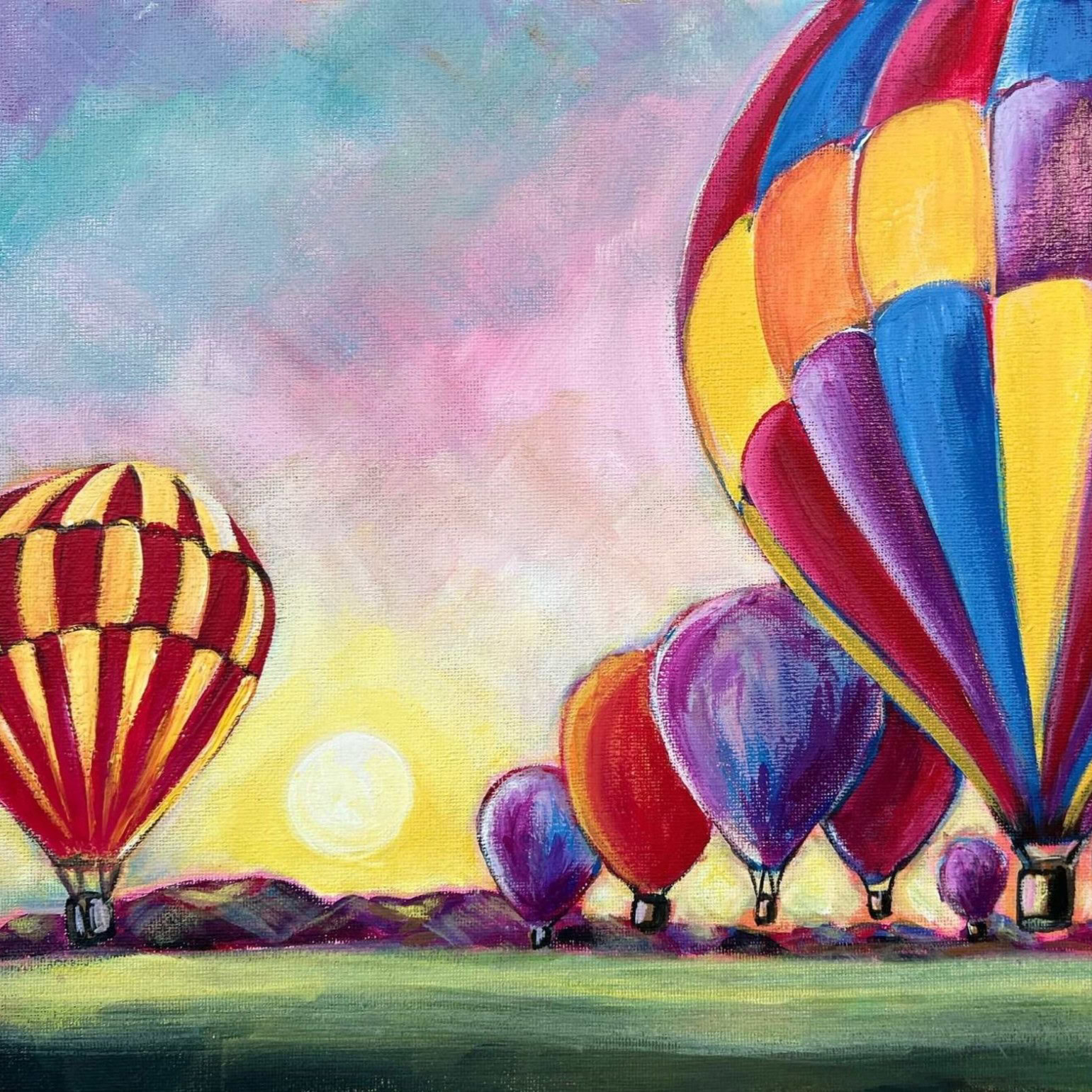 Up, Up and Away Painting - Beginner - Tri Arts Project