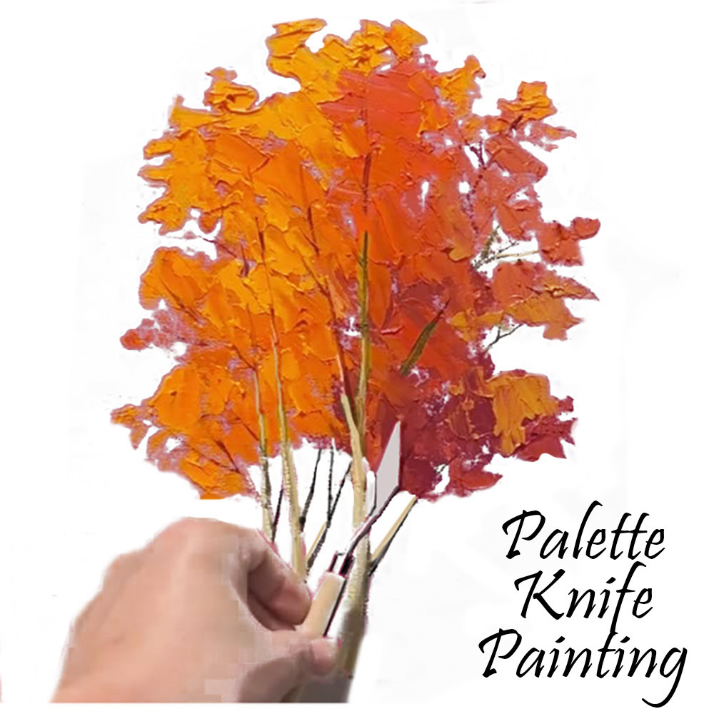 Palette Knife Acrylic Painting - Beginner - Tri Arts Project